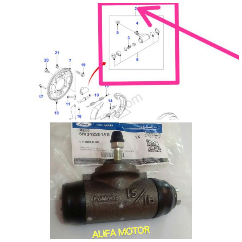 Jual Master Rem Bawah Ford Ranger & Everest All Type Genuine Ford ...