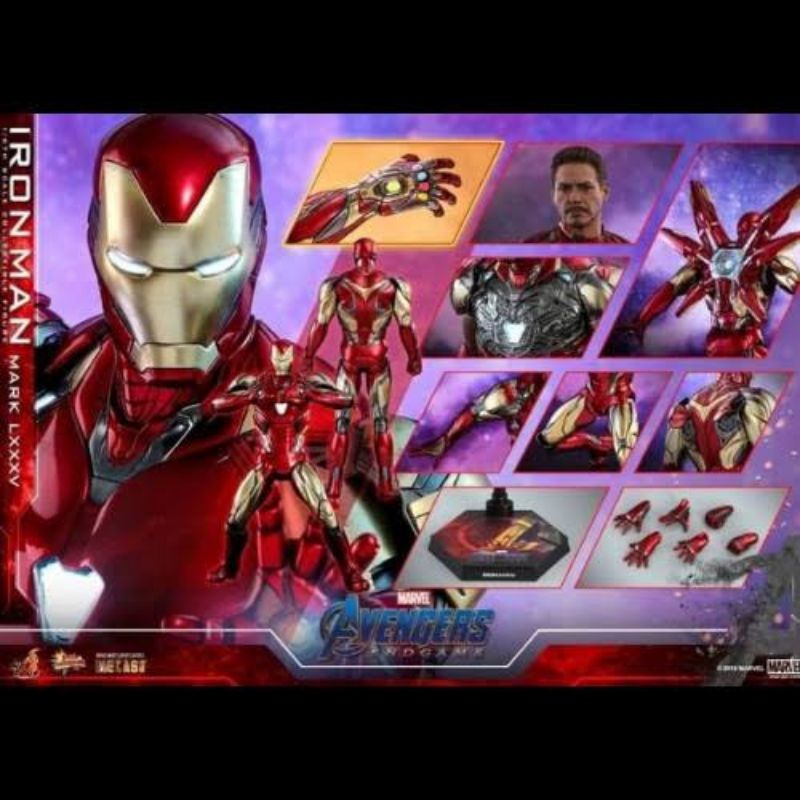 Jual Hot Toys Iron Man Mark MK 85 LXXXV Endgame MMS528D30 | Shopee ...
