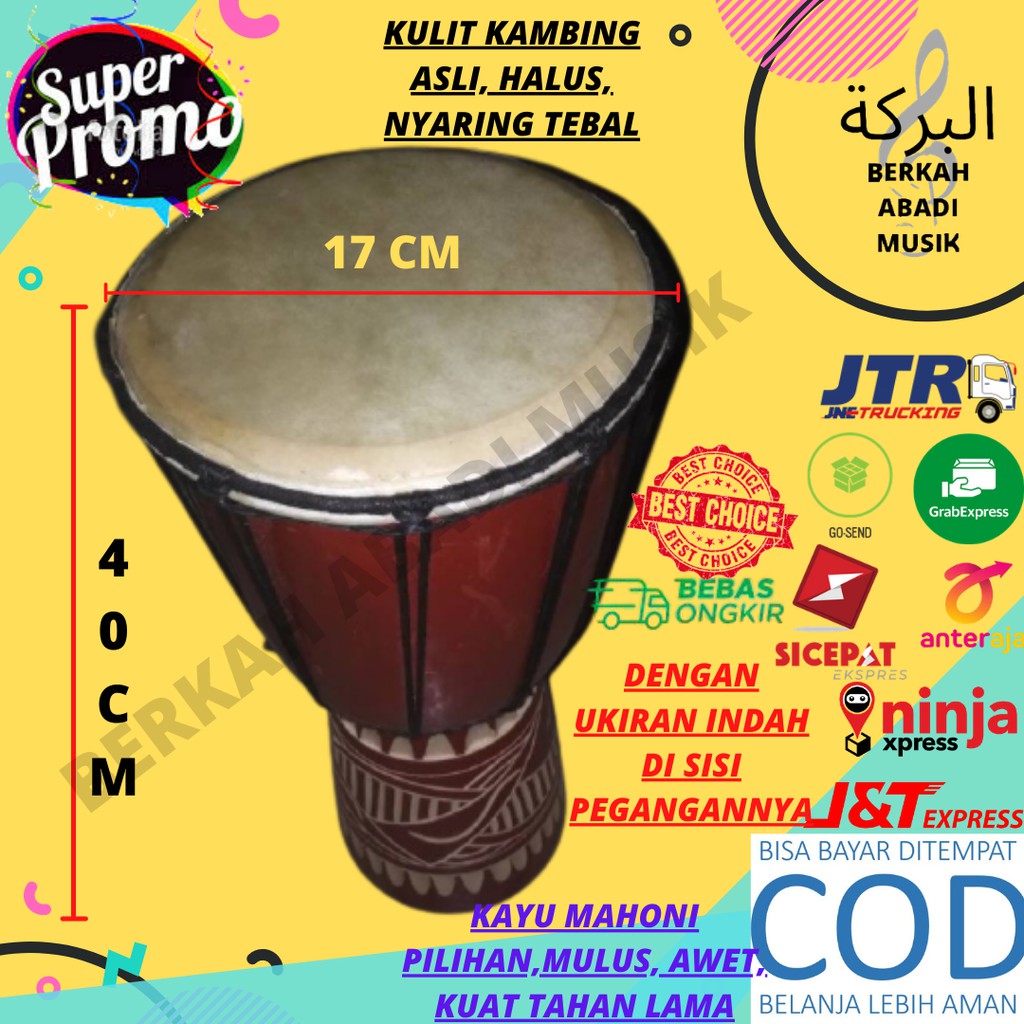 Jual JIMBE 40CM JIMBE 40 CM JIMBE ALAT MUSIK 40 CM JIMBE 40 CM BESAR ...