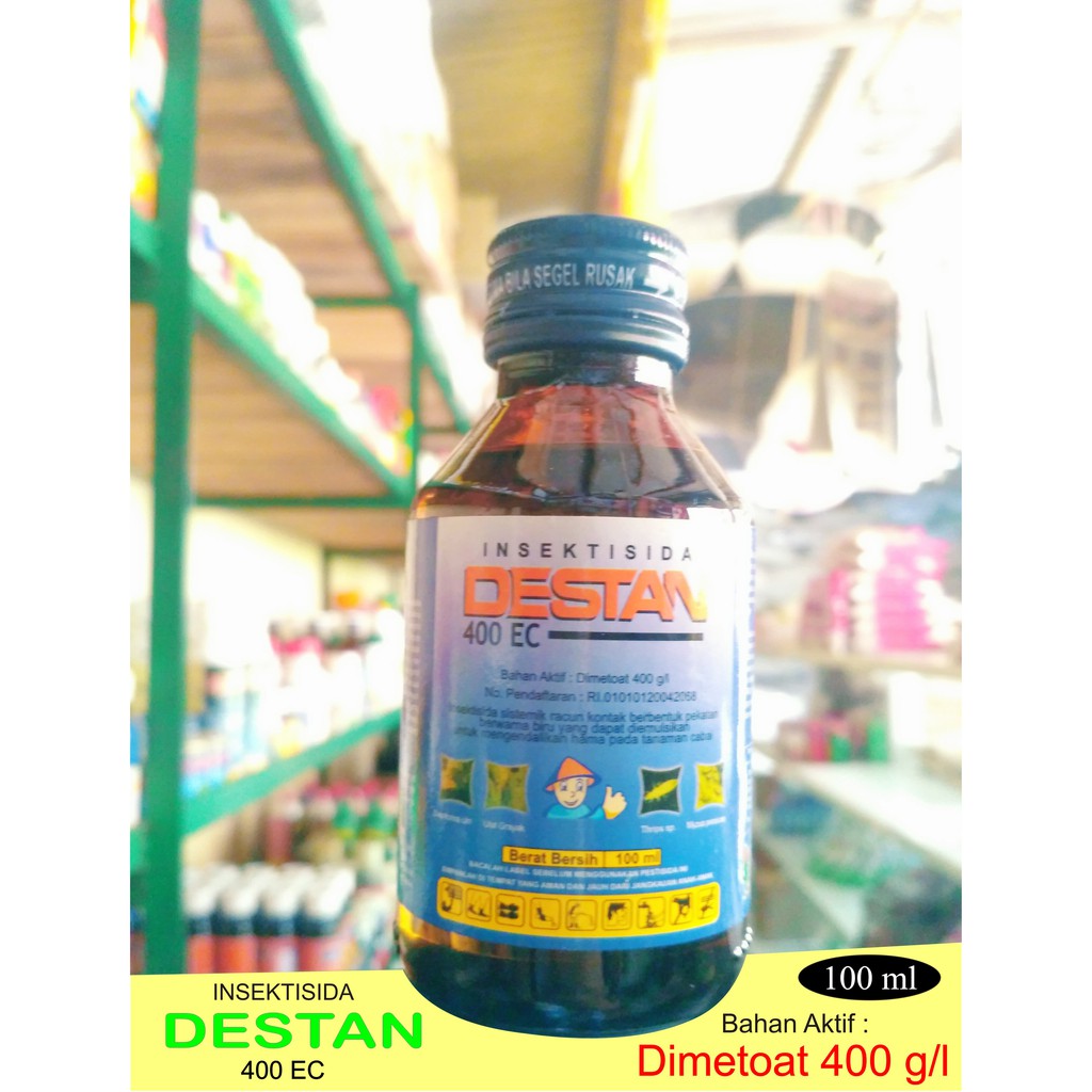 Jual Insektisida Destan 100 ml Bahan Aktif Dimetoat 400 g/l | Shopee ...
