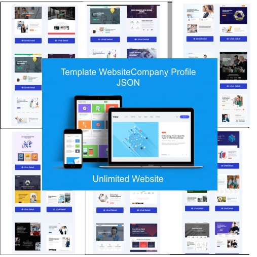 Jual TEMPLATE JSON WEBSITE COMPANY PROFILE - SUPORT ELEMENTOR FREE ...