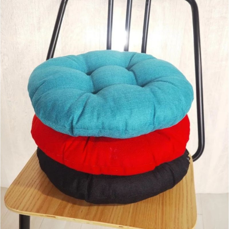 Jual Bantal Bulat Micro-Silk Alas Duduk dan Kursi Empuk Banget | Shopee ...