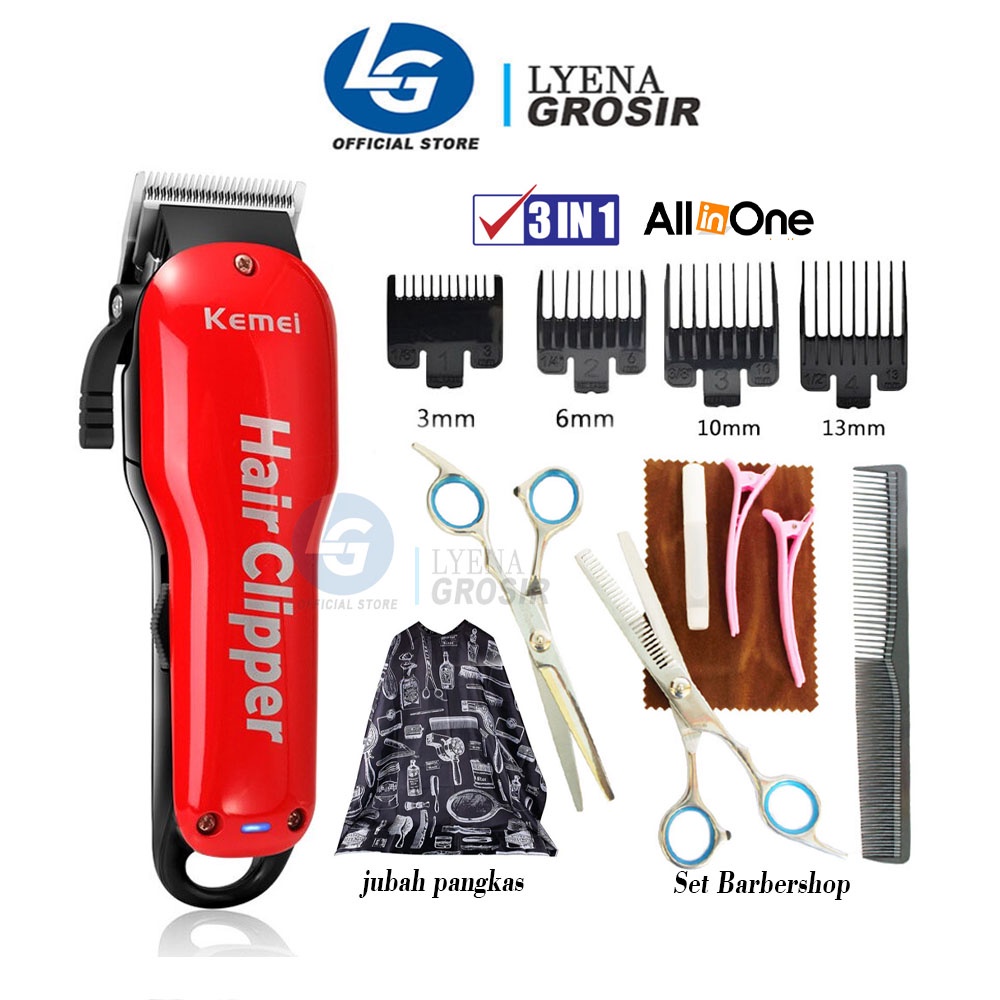 Jual Mesin Pencukur Rambut Kemei 707z Hair Clipper Charger mesin potong ...
