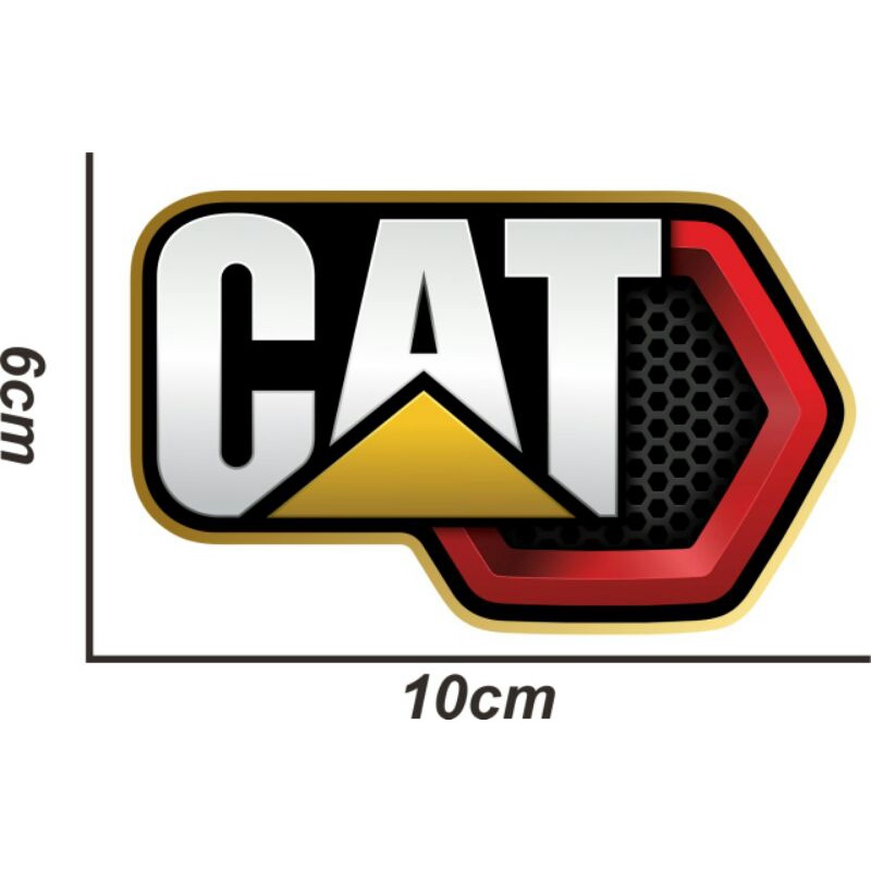 Jual Sticker Printing Logo Caterpillar Stiker Alat Berat Stiker Print ...
