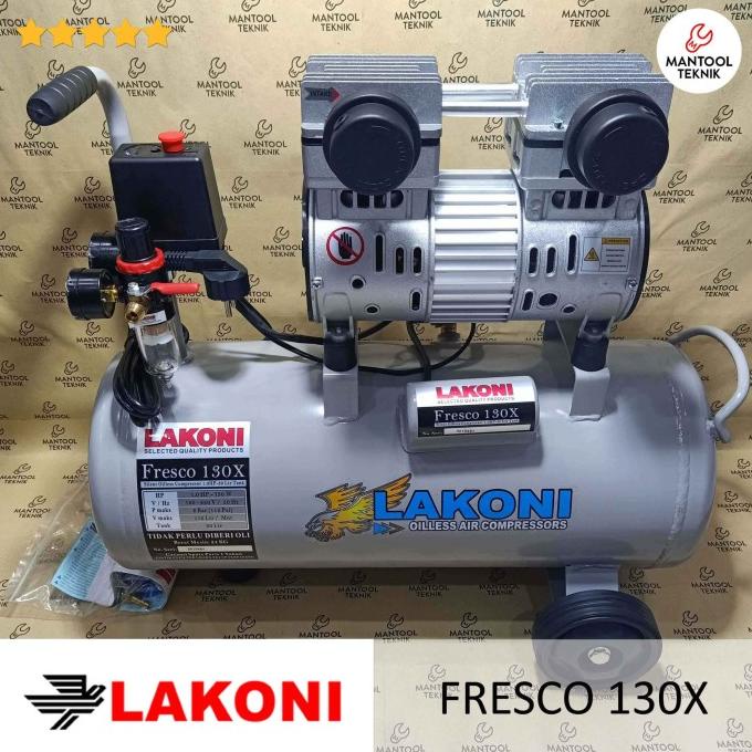 Jual FRESCO 130 LAKONI Oilless Compressor / Kompresor Tanpa Oli 1HP ...