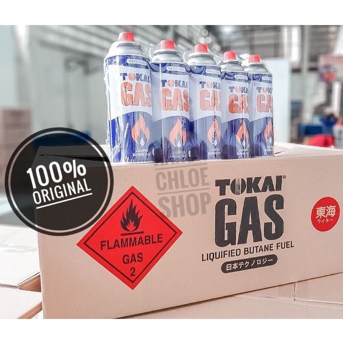 Jual Gas Portable 235gr Tokai Original | gas kecil gas kaleng | Shopee ...