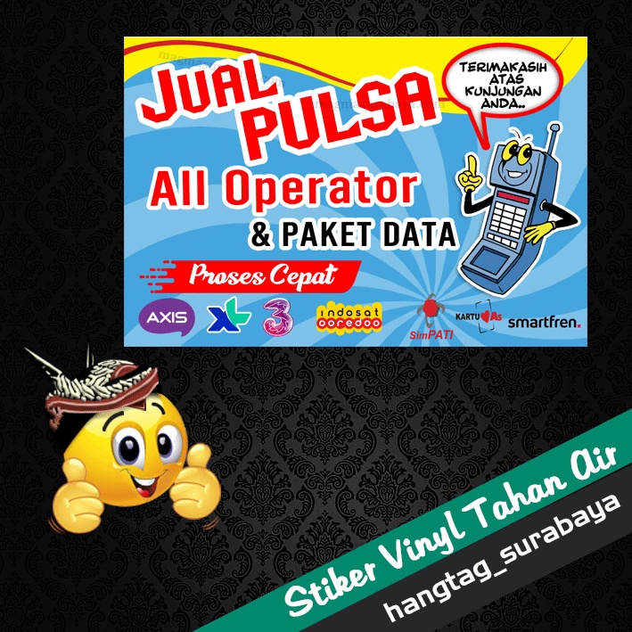 Jual Stiker Pulsa All Operator | Shopee Indonesia