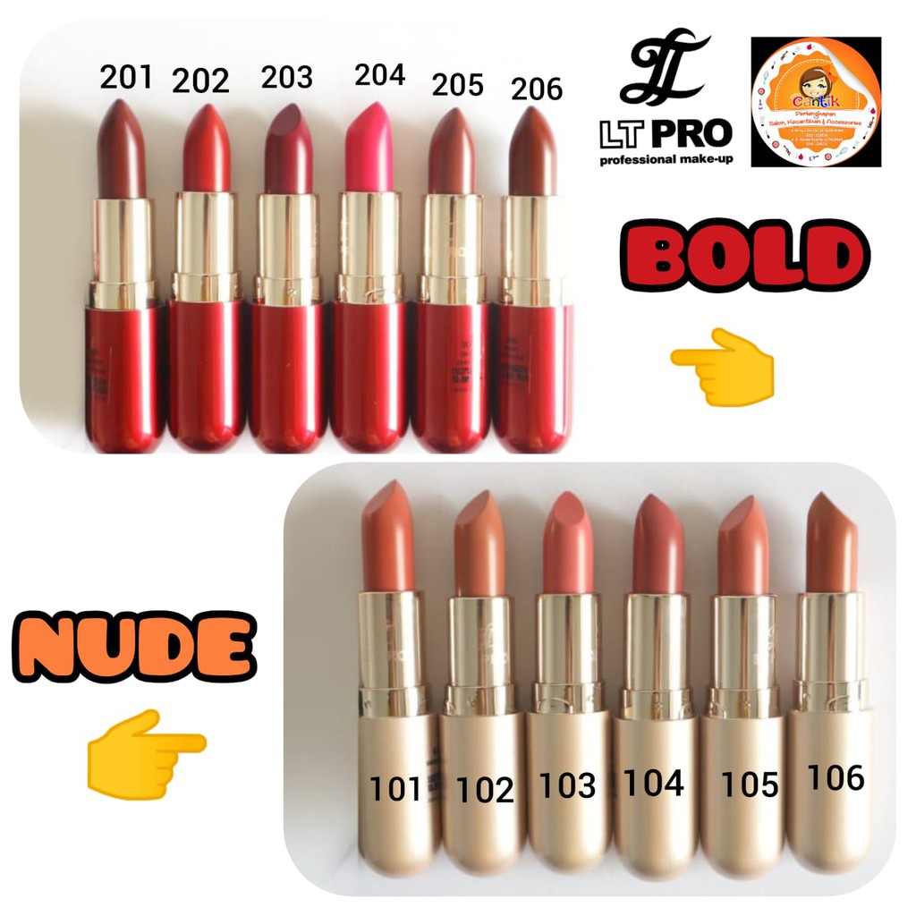 Jual LT PRO LIPSTICK BOLD N NUDE | Shopee Indonesia