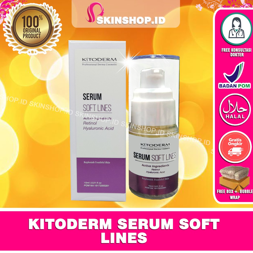 Jual Kitoderm Serum Soft Lines 15ml / Serum Wajah Untuk Spider Vein ...