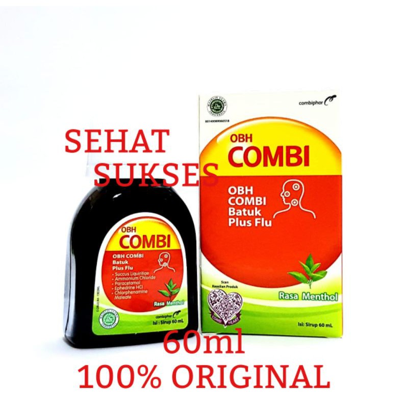 Jual OBH COMBI BATUK PLUS FLU 100ML (RASA MENTHOL) | Shopee Indonesia