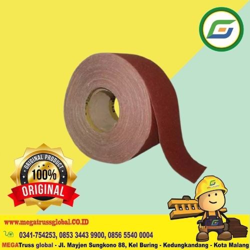 Jual Amplas tembok Roll lebar 10 cm per meter-eceran -amplas murah ...