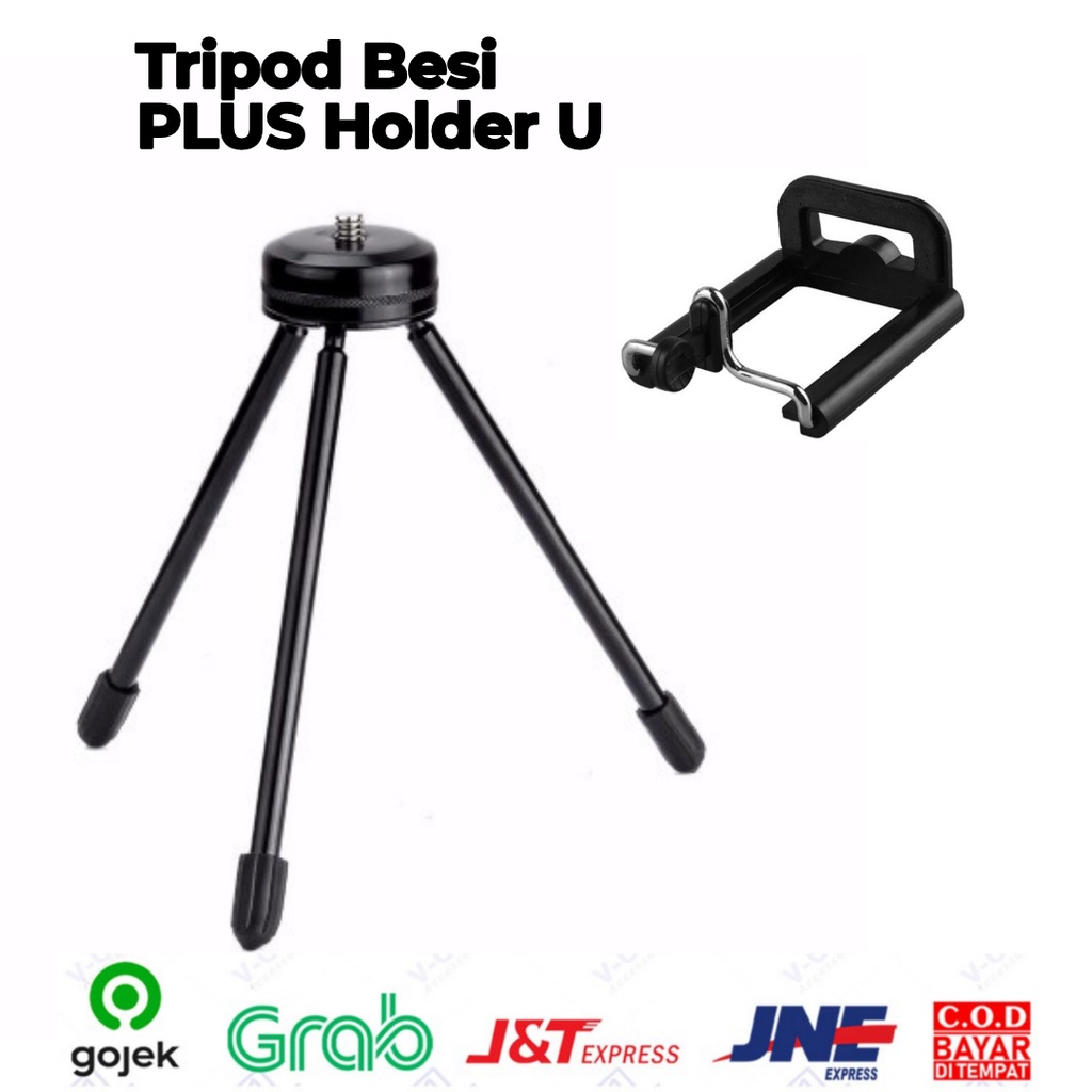 Jual Trend-TRIPOD MINI BESI Portabel Camera DSLR / Hp Stabil & Kuat ...