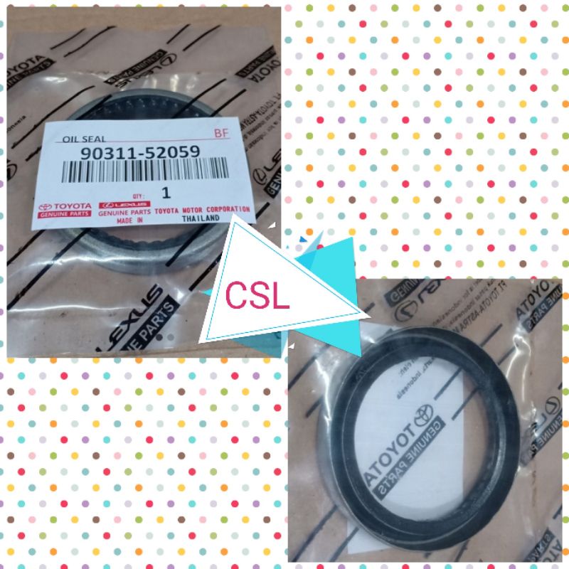Jual OIL SEAL RODA BELAKANG KIJANG 5K Besi 90311-52059 | Shopee Indonesia