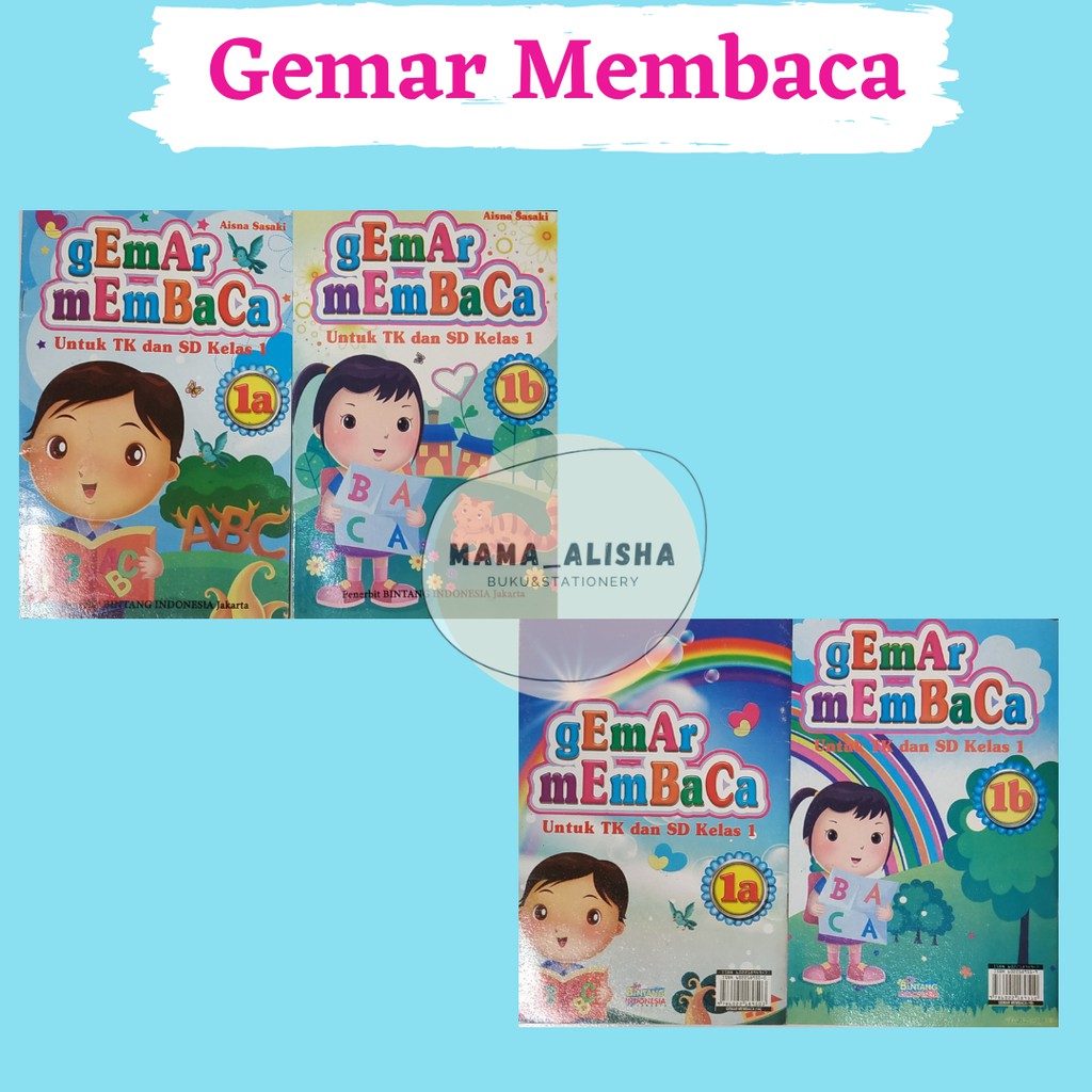 Jual Buku Gemar Membaca Jilid 1 untuk Anak TK dan SD Kelas 1 | Shopee ...