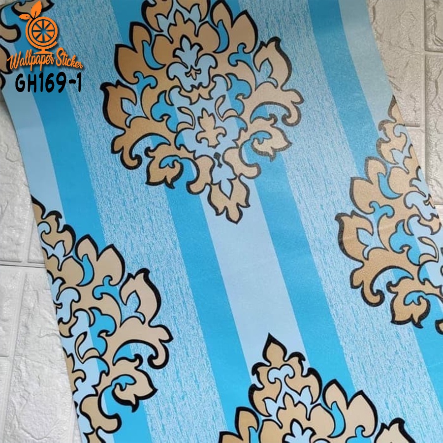 Jual TERMURAH Wallpaper Dinding PREMIUM Quality 45cm x 8M WallStiker Dinding Kamar Tidur Motif ...