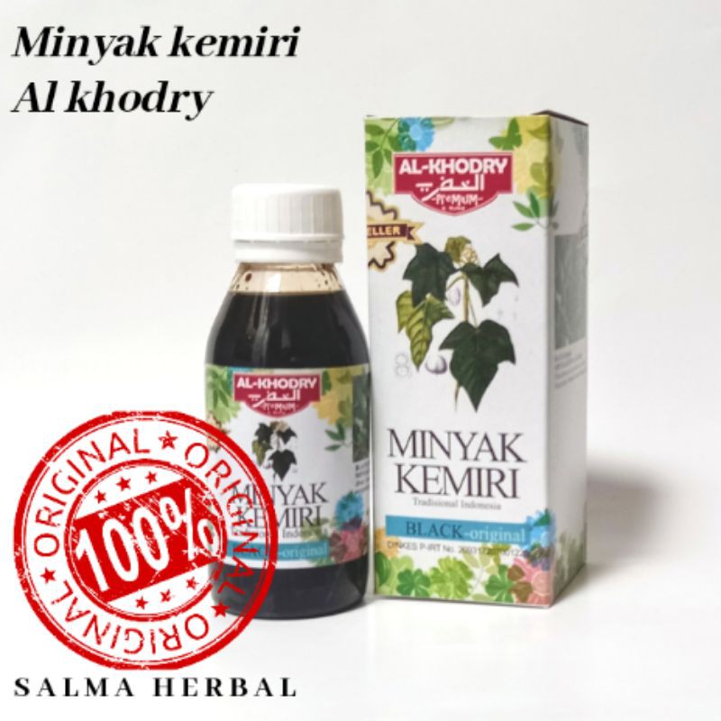 Jual Salma Herbal - Minyak Kemiri Al Khodry Original 125 ml Penyubur Rambut | Shopee Indonesia
