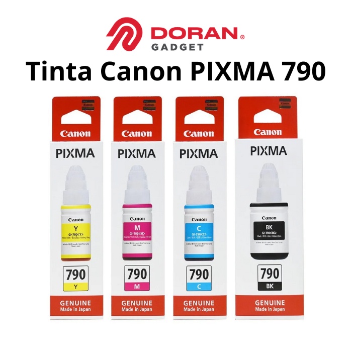 Jual Tinta Printer Refill Canon PIXMA 790 (GI-790) Black | Cyan ...