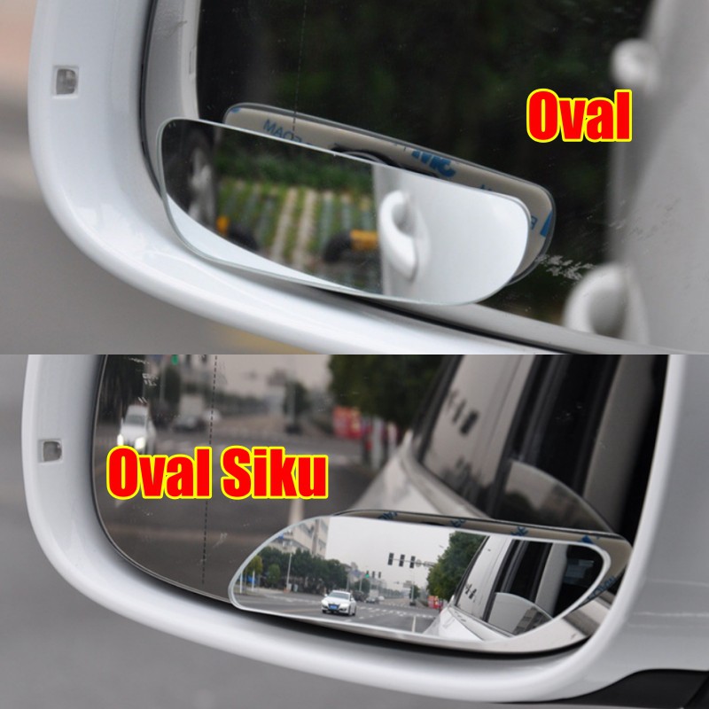 Jual Kaca Cembung Spion Mobil PERSEGI PANJANG OVAL TANPA BINGKAI Non ...