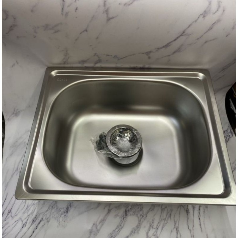 Jual kitchen sink murah 50cm stainless " DISKON " / kitchen Sink ...