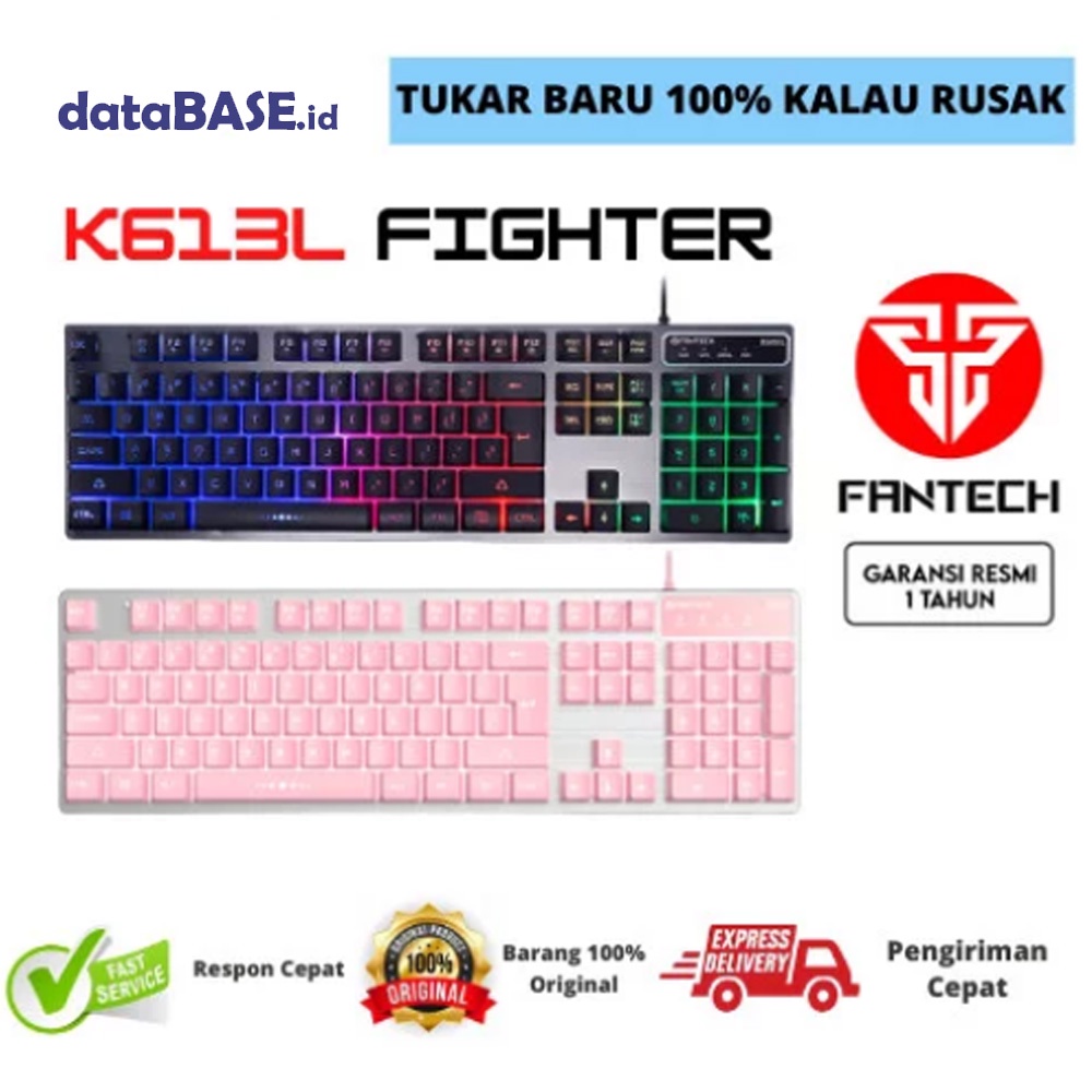 Jual Fantech Keyboard Membrane Gaming FIGHTER II K613L | Shopee Indonesia