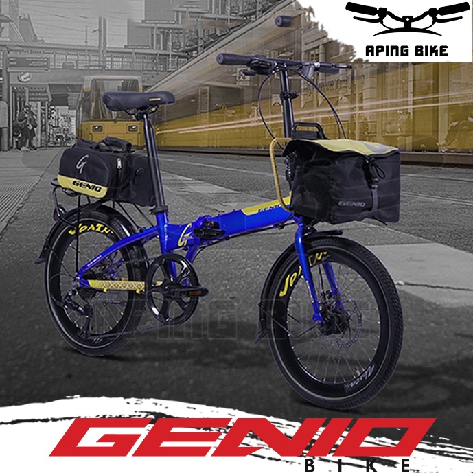 Jual Sepeda Genio Vesta 1.0 20 Sepeda Lipat Dewasa Folding Bike 20 Inch | Shopee Indonesia