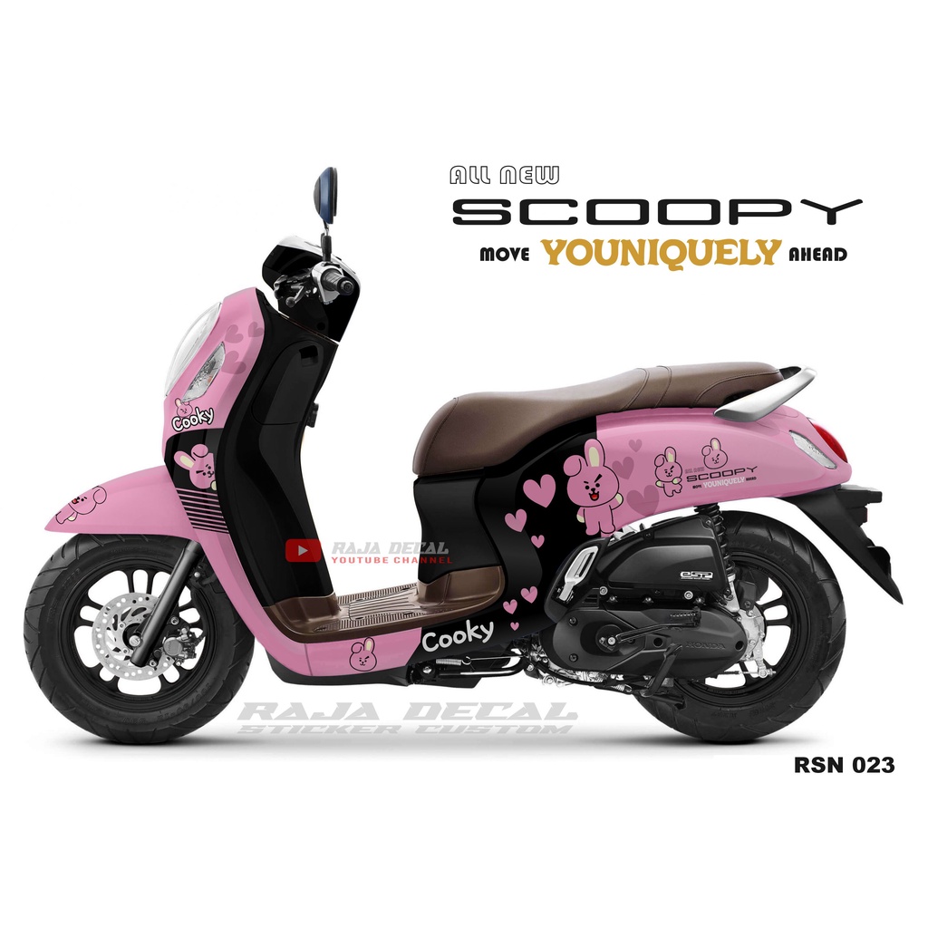 Jual Decal Honda Scoopy FI Stiker Fullbody Scoopy Tahun 2020 2021 ...