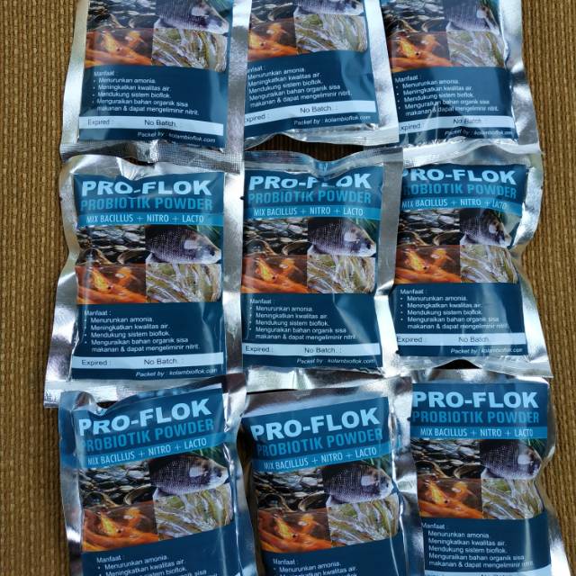 Jual PROFLOK Probiotik kolam ikan bioflok solusi air kolam yang bau ...