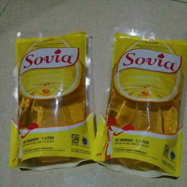 Jual Minyak Goreng Sovia 1 liter | Shopee Indonesia