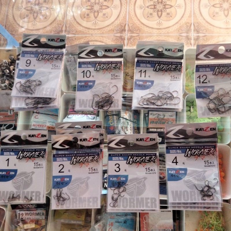 Jual KAIL PANCING WORMER KAIZEN UKURAN 1 2 3 4 5 9 10 11 12 | Shopee ...