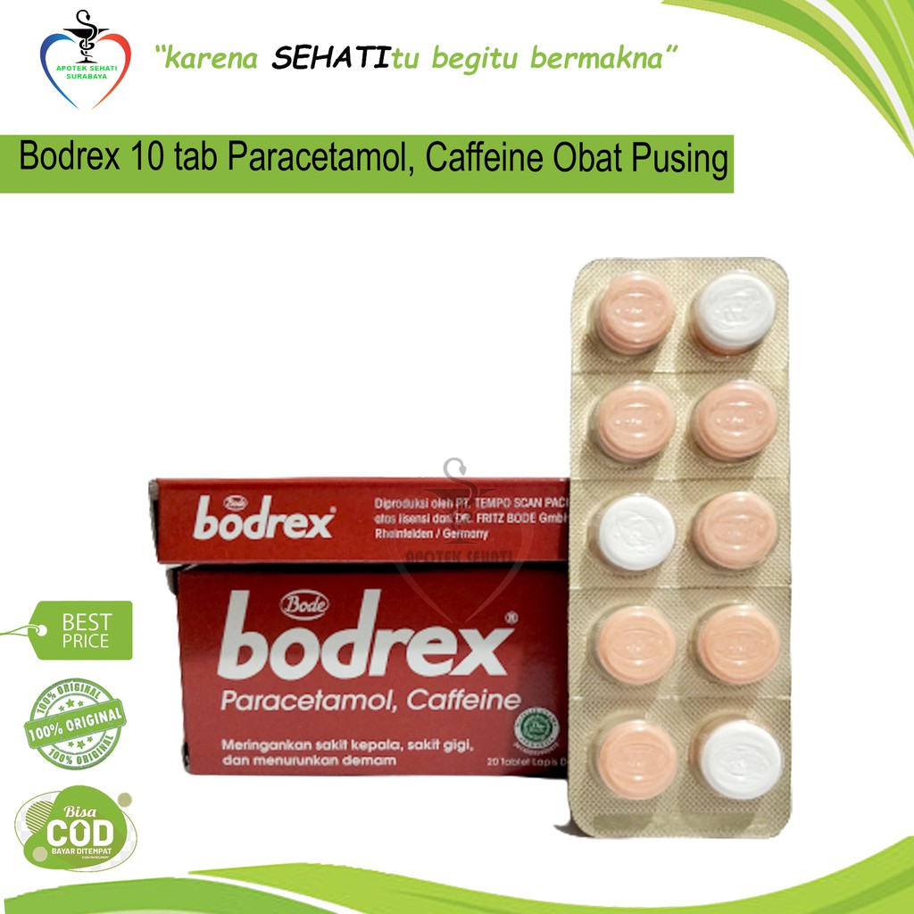 Jual BODREX SAKIT KEPALA 20'S PER BOX | Shopee Indonesia