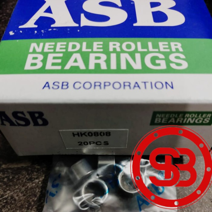 Jual BEARING LAKER LAHER BAMBU HK 0808 ASB NEEDLE ROLLER 8MM x 12MM X ...