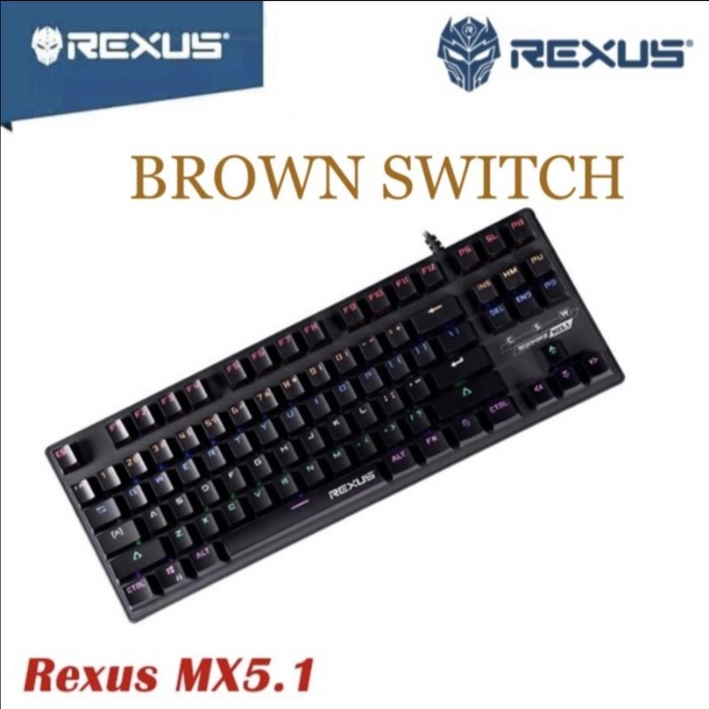 Jual Rexus MX5.1 Keyboard Gaming Mechanical Legionaire TKL MX 5.1 ...