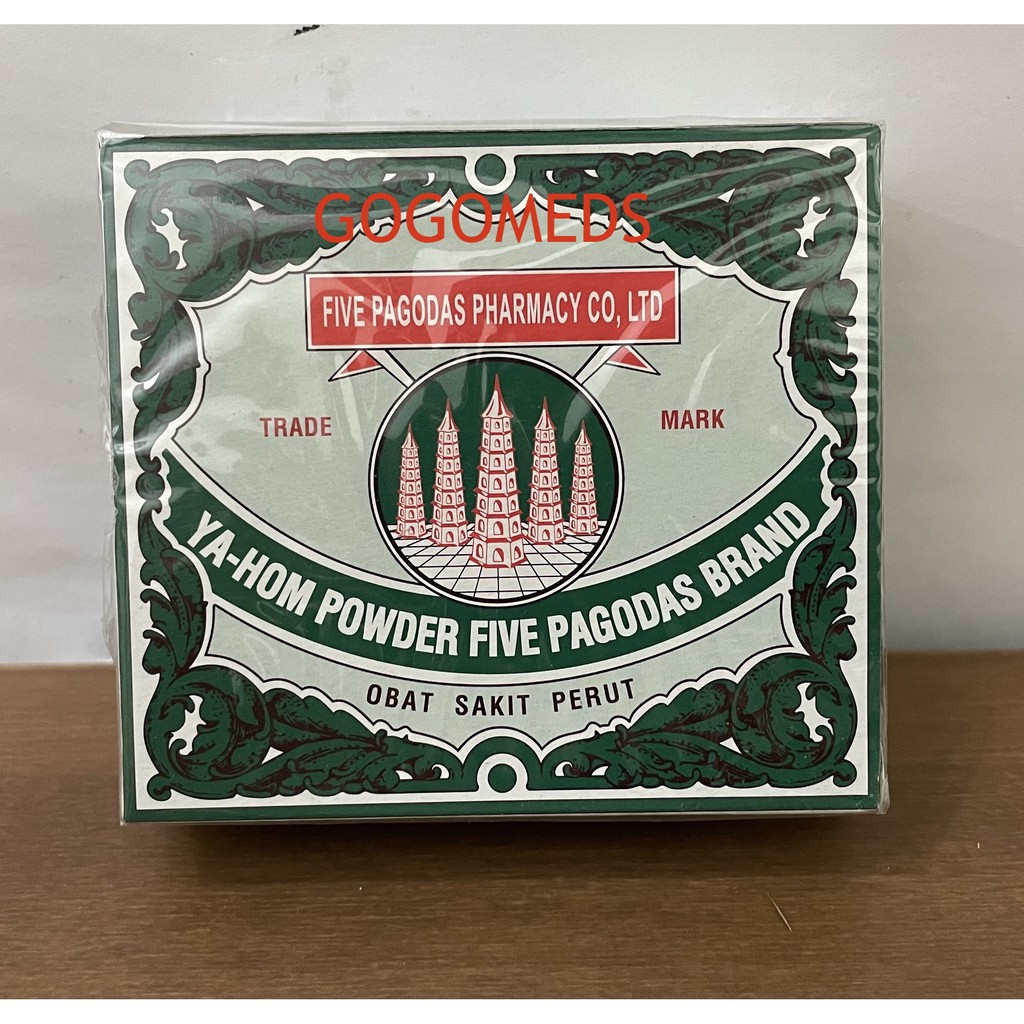 Jual YA HOM POWDER FIVE PAGODA BRAND YAHOM LIMA PAGODA UNTUK SAKIT ...