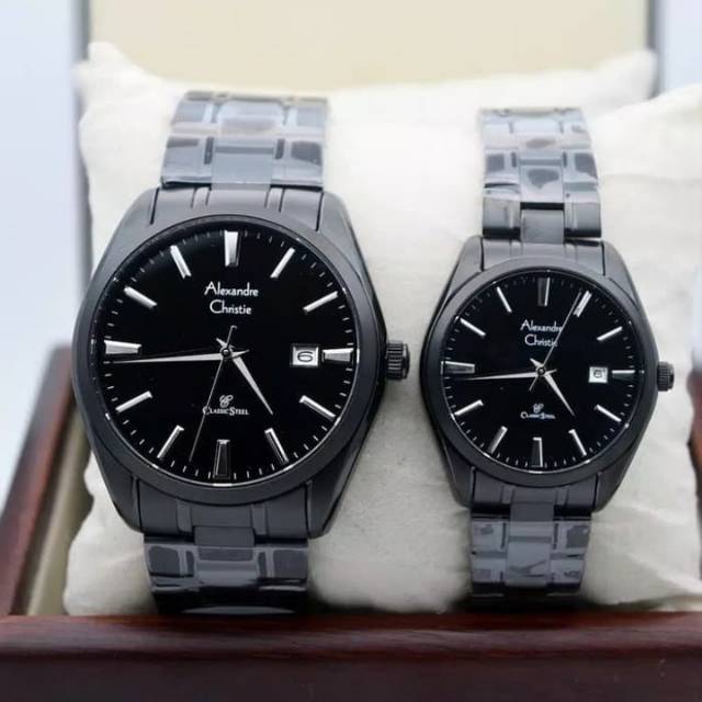 Jual JAM TANGAN ALEXANDRE CHRISTIE 8515 FULLBLACK (HARGA SATUAN ...