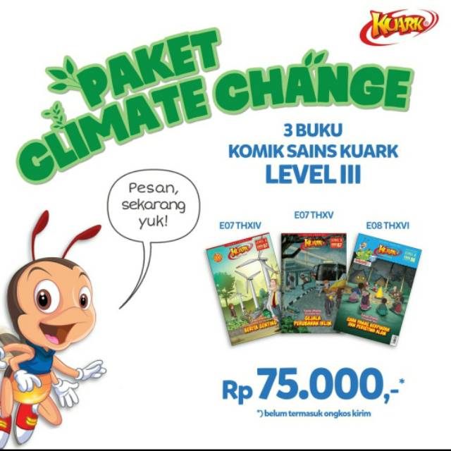 Jual Paket Climate change level 3 kelas 5-6,materi final osk 2020 | Shopee Indonesia