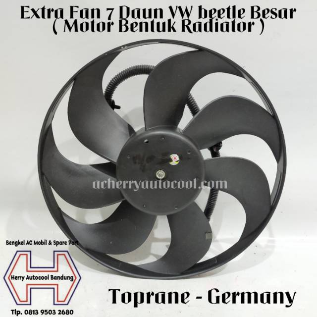 Jual Extra Fan 7 Daun VW Beetle Besar ( Motor model radiator ) | Shopee ...