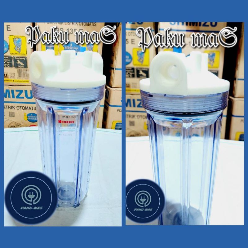 Jual Filter Housing clear 10 inch ukuran drat 3/4 inch | Shopee Indonesia