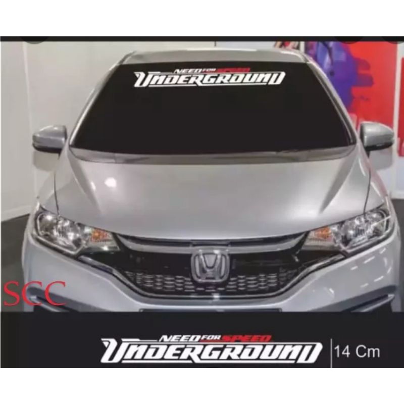 Jual STIKER MOBIL TULISAN UNDERGROUND STIKER KACA MOBIL STICKER KACA ...