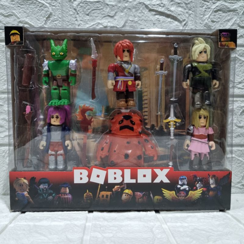 Jual Roblox isi 6 monster merah figure legend of roblox mainan figur ...
