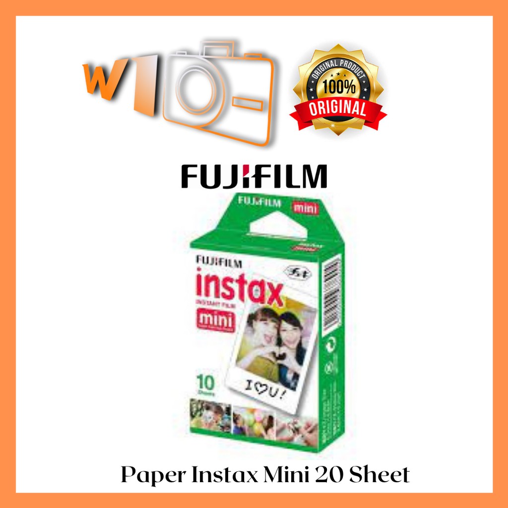 Jual PAPER FUJI INSTAX MINI TWINPACK PLAIN 20 SHEETS - Refill Instax ...