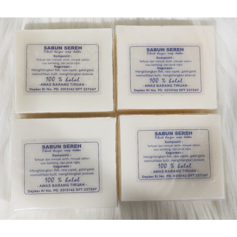 Jual Sabun SEREH banyak manfaatnya ( wajah & badan) | Shopee Indonesia