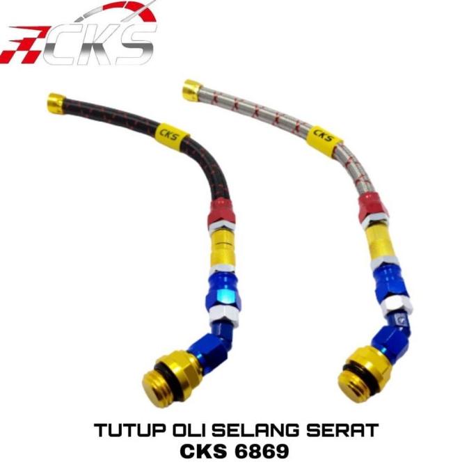 Jual Tutup Oli Selang Serat Model PSI Universal Selang Oli Mesin Motor ...