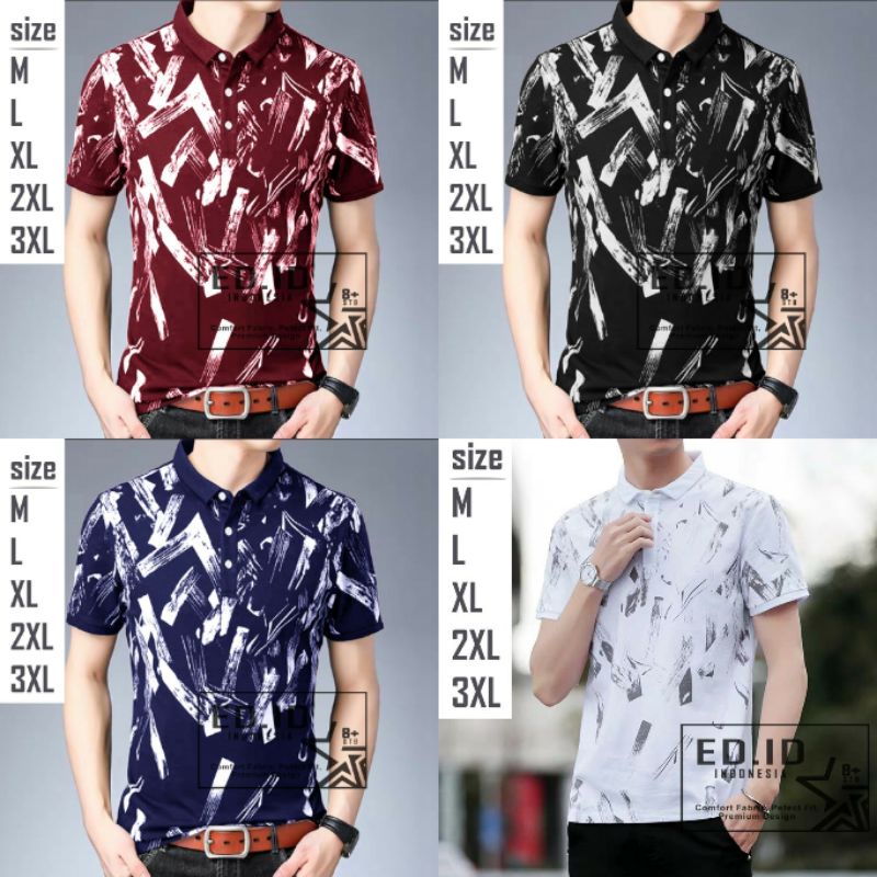 Jual BAJU COWOK KEREN DISTRO BAJU ADRIS LENGAN PENDEK KERAH POLO 4 ...