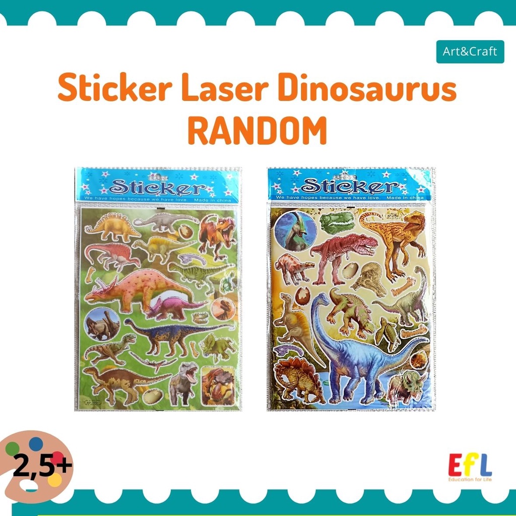 Jual Montessori Sticker Tempel, Sticker Laser, Sticker Manik, Sticker ...