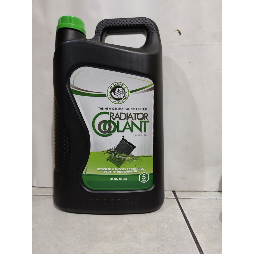 Jual Air Radiator Coolant Megacool Megacools Hijau 5L 5 Liter | Shopee ...