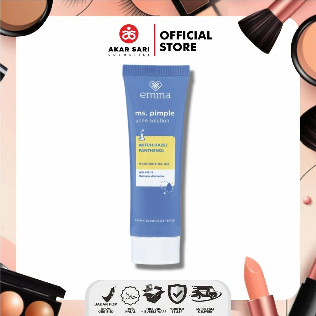 Jual EMINA MS. PIMPLE ACNE SOLUTION MOISTURIZING GEL - Pelembab Wajah ...