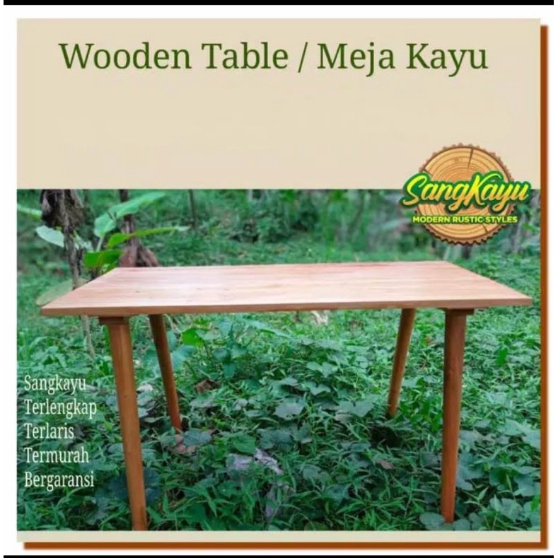 Jual papan meja 80x40x75 kayu costume | Shopee Indonesia