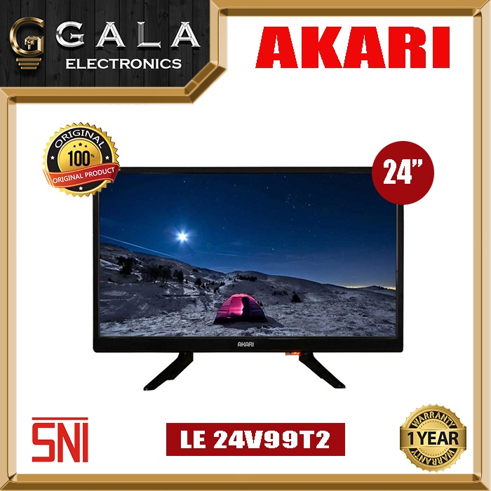Jual LED TV DIGITAL AKARI 24 INCH LE 24V99T2 | Shopee Indonesia