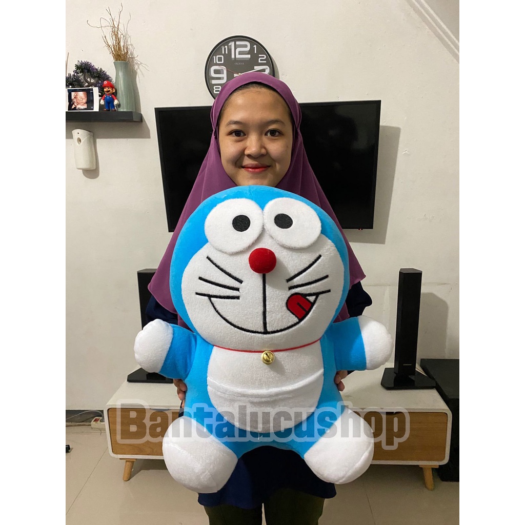 Jual Boneka Doraemon Duduk Ukuran L Murah Bahan Halus Rapih SNI ...