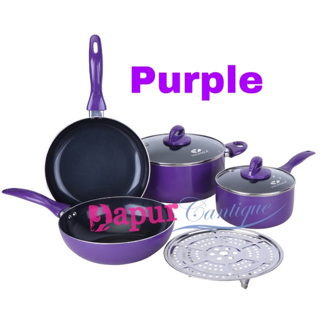 Jual Panci Set Warna - Easy Set Cooking Pan Vicenza (V707) | Shopee ...